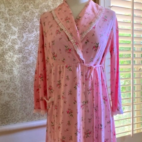 Vintage | Intimates & Sleepwear | 96s Floor Length Wrap Robe | Poshmark